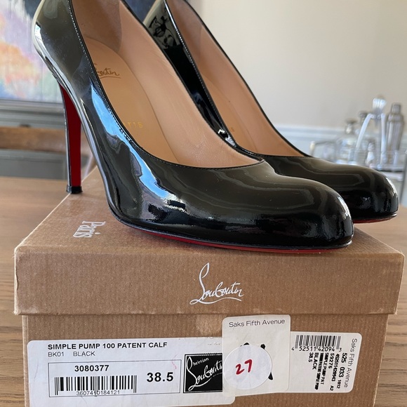 Christian Louboutin | Shoes | Christian Louboutin Simple Pump 0 Black ...